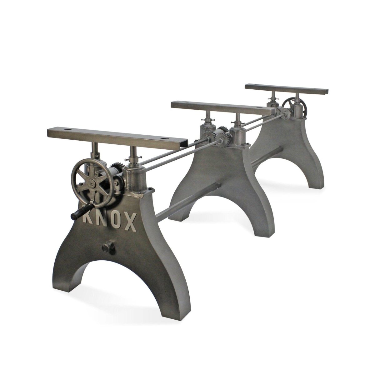 Heavy-duty Metal Adjustable Height Table Bases - Knox Deco