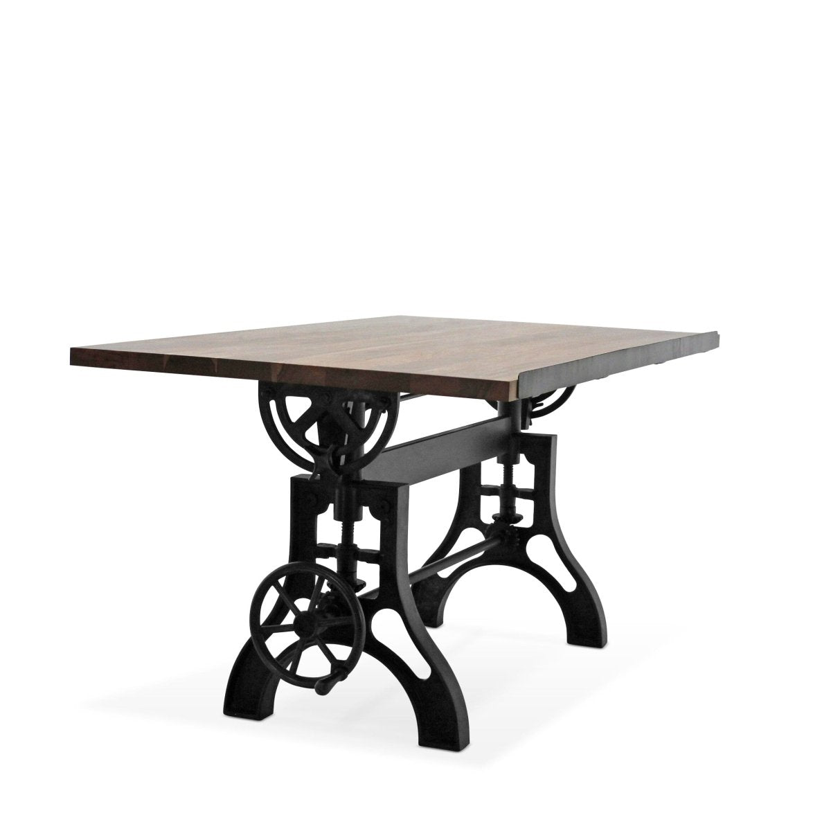 KNOX Industrial Drafting Writing Table Adjustable Height Iron Base ...