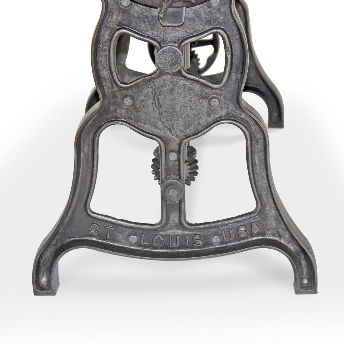 Shoemaker Drafting Table Desk - Adjustable Height Iron Base - Tilt Top ...