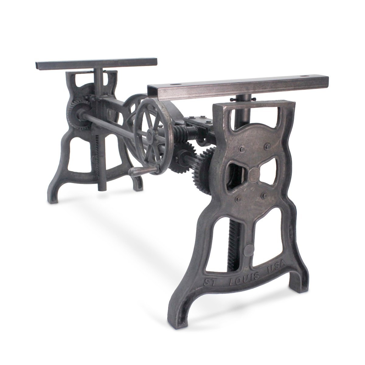 Shoemaker Industrial Revolution Cast Iron Adjustable Crank Base - DIY ...